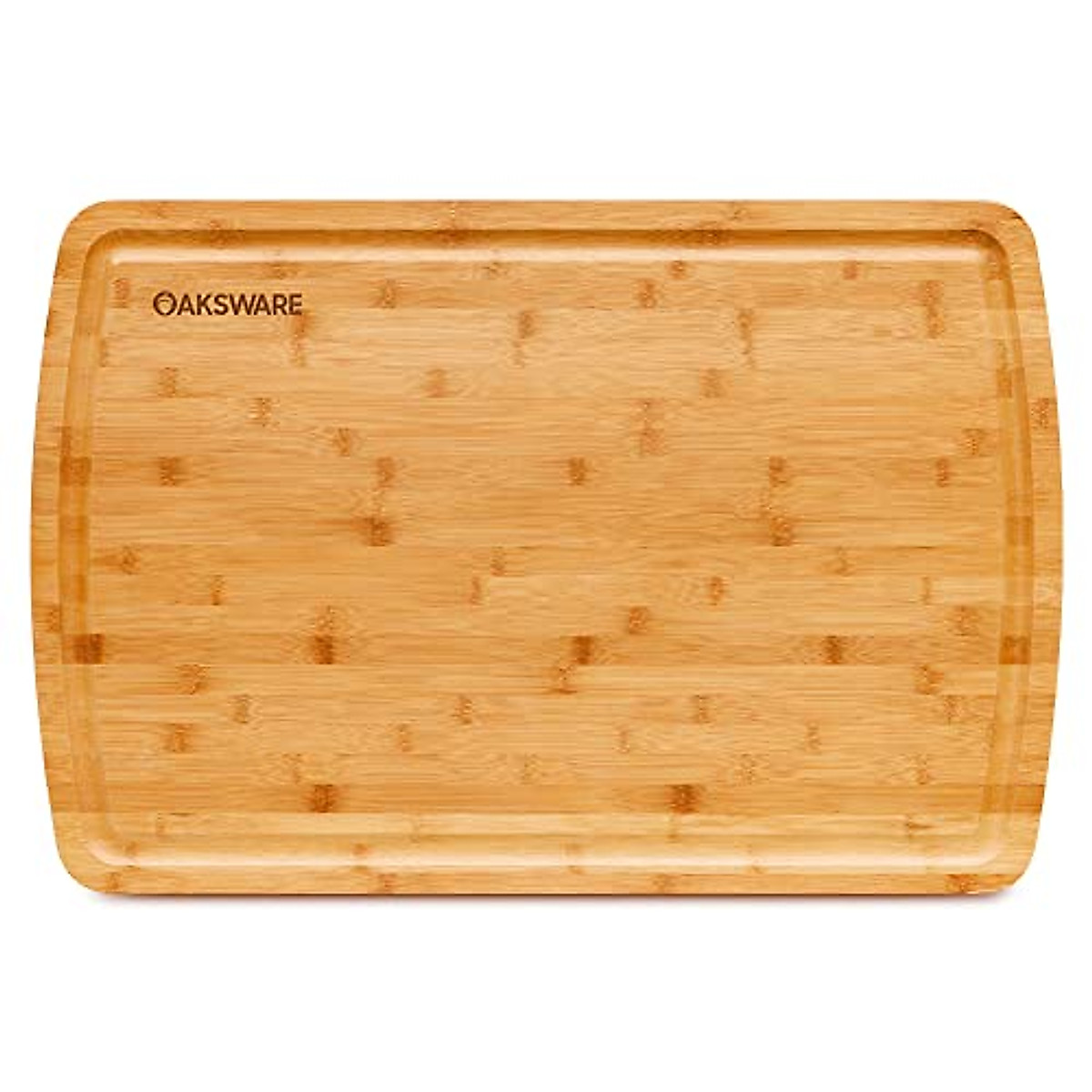 OAKSWARE 30 x 20 Inch XXXL Bamboo Cutting Board, Kitchen Chopping Boards with Juice Groove for Meat, Cheese, Fruit & Vegetables- Alpine Bamboo Butcher Block Carving Board for Stove Topp