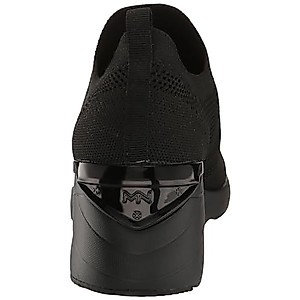 Skechers Women's A Wedge-Haydee Sneaker, Black/Black, 7.5