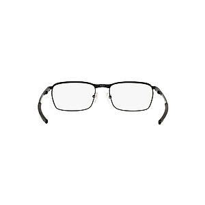 Oakley Men's OX3186 Rectangular Prescription Eyewear Frames, Satin Black, 52mm