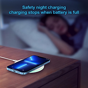 15W Wireless Charger Fast Charging Pad for Samsung Galaxy S24 S23 S22 S21 S20 Ultra 5G FE S10 S9 S8 S7 S6, Note 20 10 9 8, Google Pixel 8, 7 Pro, 7, 6, 6 Pro, 5, 4, 4 XL, 3, 3 XL, Pixel Buds