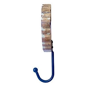 ETROVES Wooden Towel Hook Decorative Boho Flower. Wall Mounted Single Hook for Hanging Coat, Hat, Towel, Bag, Rope (6 Inch) (White)