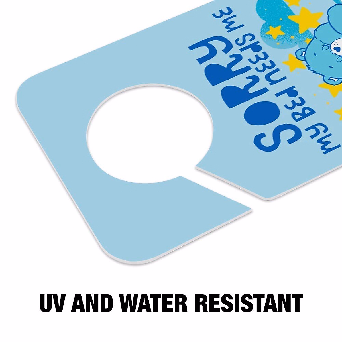 GRAPHICS & MORE Care Bears Bedtime Bear My Bed Needs Me Plastic Door Knob Hanger Sign