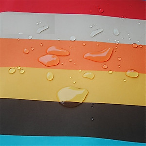 Twoworld Baby High Chair Seat Cushion Liner Mat Pad Cover Rainbow Striped Water Resistant and High Chair Straps (5 Point Harness) 1 Suit