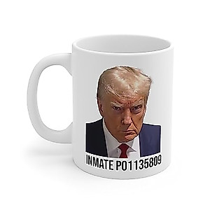 Brian Bula Trump Mug Shot Coffee Mug Inmate P01135809 Georgia Jail White Official Mugshot