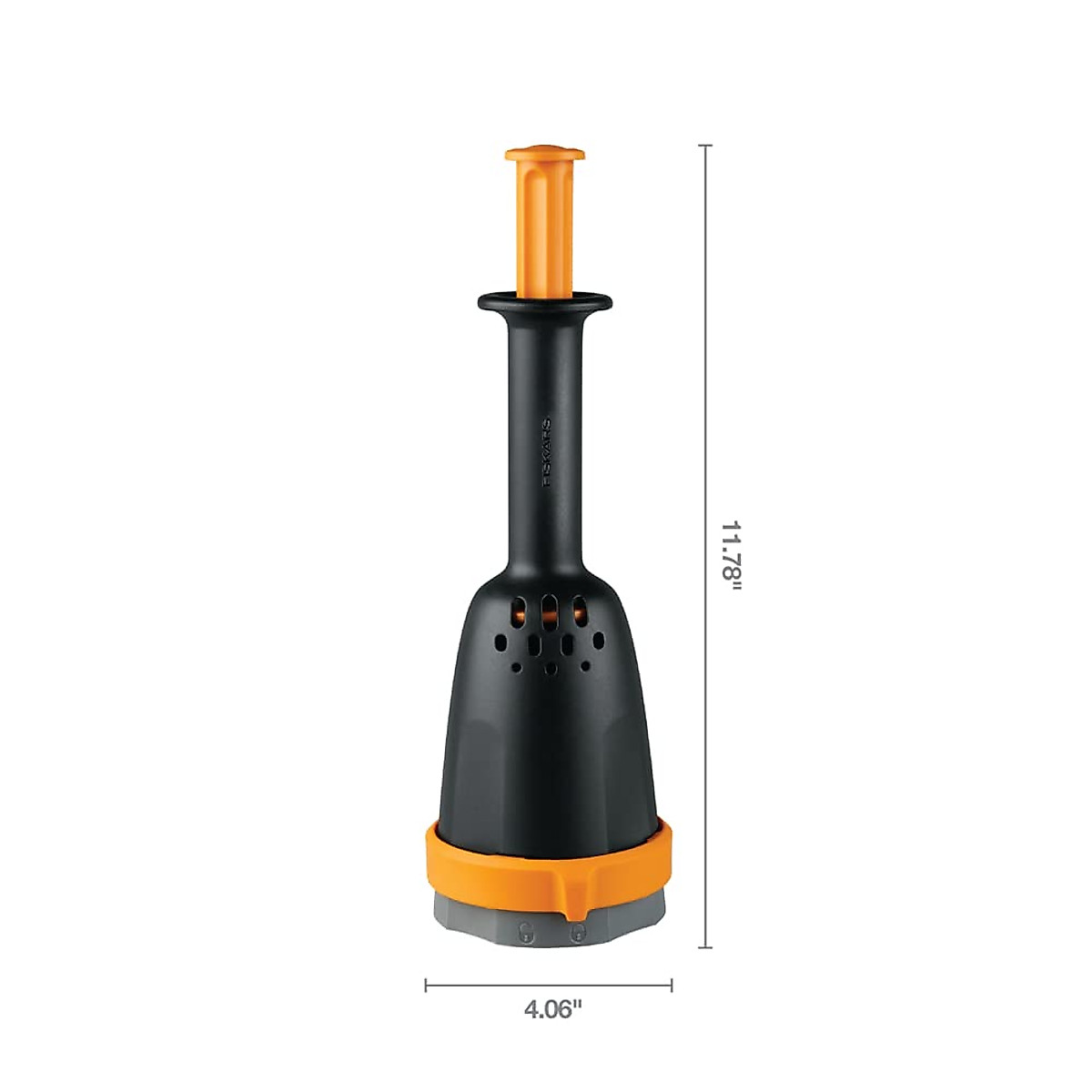 Fiskars Soil Block Maker for Garden Seeds - Natural Air Pruning - Soil Blocking Gardening Tool for Germinating Seeds - Black