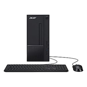 Acer Aspire TC-1770-UR11 Desktop | 13th Gen Intel Core i5-13400 10-Core Processor | 8GB 3200MHz DDR4 | 512GB M.2 2280 PCIe Gen 4 SSD | SD Card Reader | Intel Wi-Fi 6E AX211 | Windows 11 Home,Black