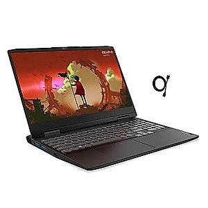 LENOVO 2023 IdeaPad Gaming 3 15ARH7 15.6" FHD IPS 120Hz Premium Gaming Laptop, AMD 8-Core Ryzen 7 7735HS, 16GB RAM, 1TB PCIe SSD, NVIDIA GeForce RTX 4050, White Backlit, Windows 11 Home + HDMI Cable