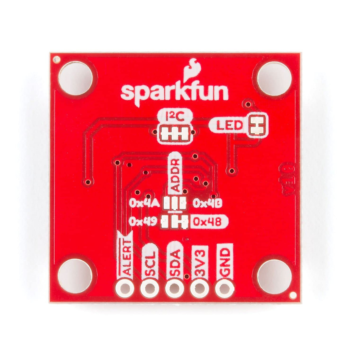 SparkFun Digital Temperature Sensor - TMP102 (Qwiic)-Compatible with Arduino and other Single-board computers Easy-to-Use I2C sensor Plug-and-Play breakout board Runs from 1.4-3.6V input Use with 3.3V