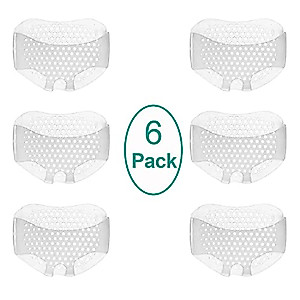Metatarsal Pads Ball of Foot Cushions - Metatarsal Pads for Women and Men - Soft Gel Foot Pads Metatarsal Foot Forefoot Cushioning Foot Pain Relief -Bunion Corrector Cushion,Soft & Breathable-6 Pieces
