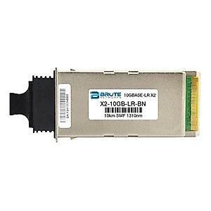 Brute Networks X2-10GB-LR-BN - 10GBASE-LR 10km 1310nm X2 Transceiver (Compatible with OEM PN# X2-10GB-LR)