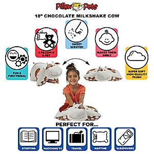 Pillow Pets - Sweet Scented Chocolate Cow Puff - Stuffed Animal - Plush