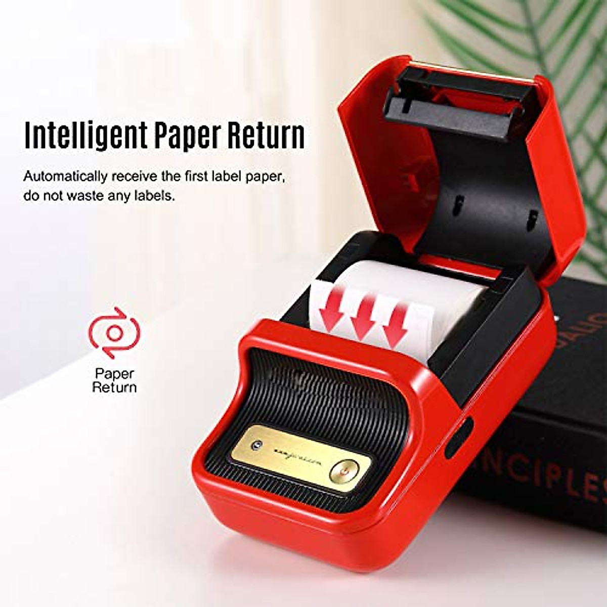VIBY Label Printer Portable BT Thermal Label Maker Sticker Printer with RFID Recognition for Labeling Price Name Printing
