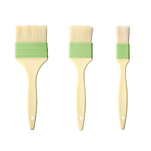 DOITOOL 3pcs Basting Brushes Plastic Pastry Baking Brushes BBQ Sauce Marinade Meat Brushes Glazing Oil Brushes for Bread Cake (Mixed Colors)