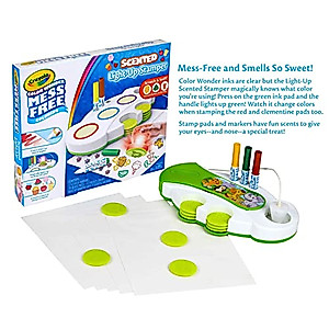 Crayola Color Wonder Light Up Stamper with Scented Inks, Gift for Kids, Ages 3, 4, 5, 6