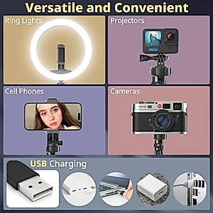 UBeesize 12” Selfie Ring Light with 62” Extendable Tripod Stand & Remote, LED Circle Light with Phone Holder for Video Recording/Makeup/Content Creator (YouTube/TikTok/Twitch), Phone, Camera & Webcam