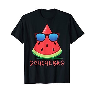 Watermelon In Sunglasses Douchebag T Shirt