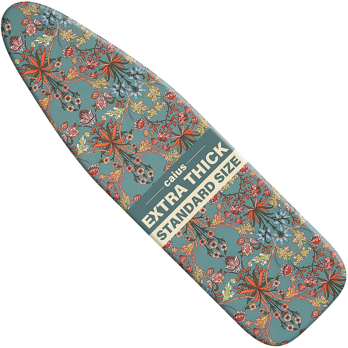 caius Easy Installation 15x54 Ironing Board Cover and Pad - Elastic Edge, Applicable Standard Size Iron Board Cover, Stain Resistant, Setup for Effortless Ironing Experience