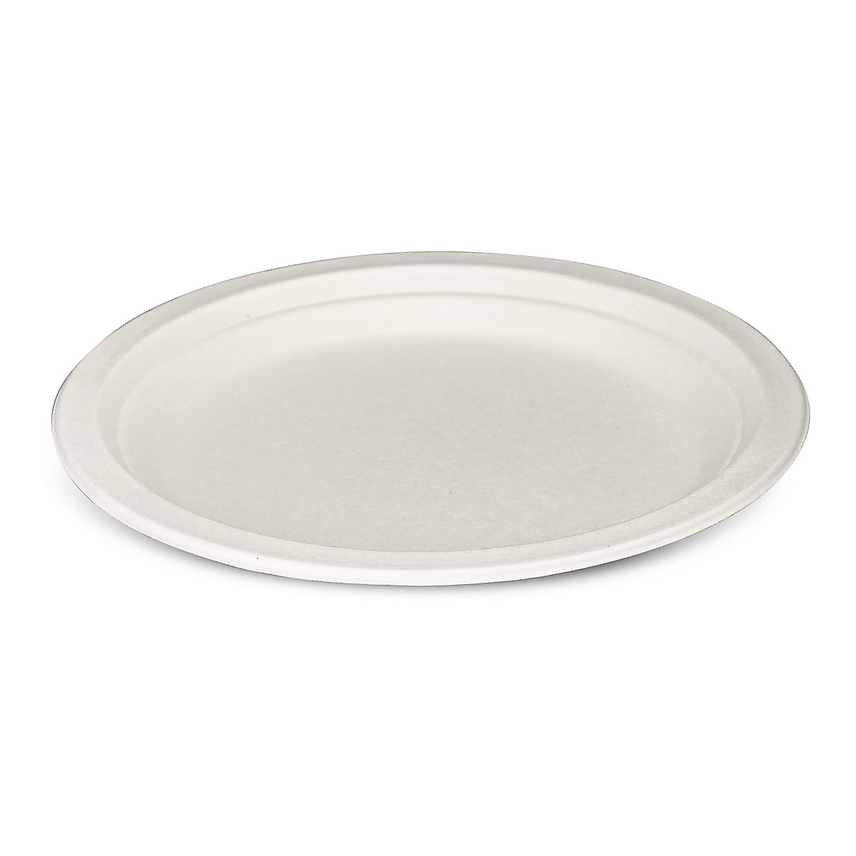 Comfy Package, 100% Compostable Heavy-Duty Paper Plates Eco-Friendly Disposable Sugarcane Plates 125 Pack - 9 Inch