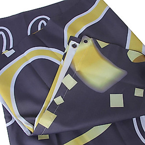 Large Happy 55th Birthday Banner, Cheers to 55 Years & 55 Fabulous, Birthday Hanging Banner, Birthday Party Decoration Supplies, Celebration Flag(9.8 x 1.6 ft)