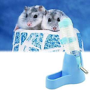 125ml Hamster Water Bottle Base Hut Nest Food Bowl Pet Dispenser Dwarf Hamster Mouse Gerbil Rat