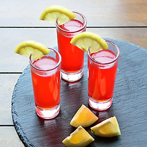 Youngever 8 Pack Shot Glass Set, Glass Shot, Clear Shot Glass (2.5 Ounce)