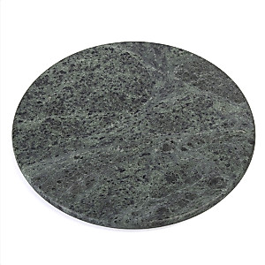 Creative Home tural Marble 12 Inches Lazy Susan, 12" Diameter, Green