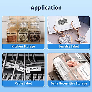 Phomemo D30 Mini Thermal Label Printer Portable Sticker Maker, Bluetooth Inkless Label Makers for HomeSmall BusinessProductsOrganizing Work for 0.23 0.35 0.47 inch 12mm Tape