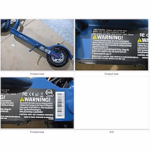 Jetson Eris Adult Electric Scooter - Includes Easy Folding Mechanism, LCD Display, Integrated Phone Holder, Reach Speeds up to 14 MPH, Range of up to 12 Miles, Ages 12+, Blue, JERIS-BLU