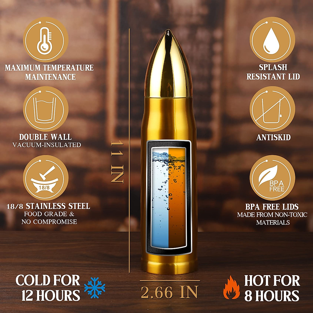 OOPERAY Gifts for Dad, Tumbler 17oz, Fathers Day Dad Gifts from Daughter Son, Birthday Christmas Stocking Stuffers Gifts for Dad, Dad Gifts from Kids