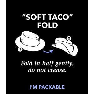 Wallaroo Hat Company – Men’s Palmer Fedora – UPF 30+ Sun Protection, Wide Brim, Packable Design and Adjustable Sizing – Classic Sun-Smart Hat for Summer Adventures and Travel (Medium/Large, Natural)