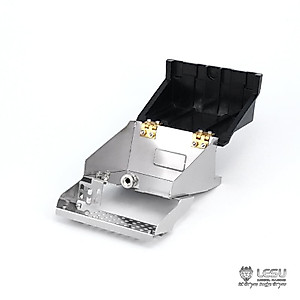 TOUCAN RC HOBBY LESU Metal Battery Box W/Plate for 1/14 DIY RC Tractor Truck Dumper Car