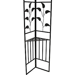 SUNA OUTDOOR 10x13 Ft Outdoor Gazebo Steel Frame Two-Tiered Top Canopy, Leaf Screen Decor Gazebo with Adjustable Netting for Garden Backyard, Beige