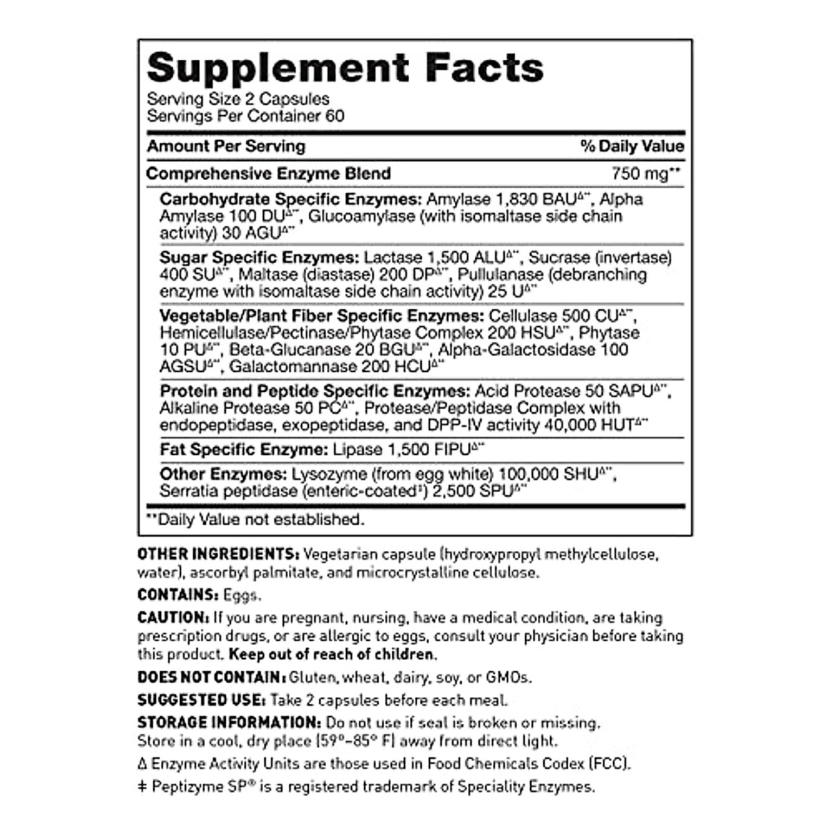 Amy Myers MD Digestive Enzymes for Digestion Aid - 19 Enzymes for Gut Health, Bloating & Stomach Issues - DPP-IV Protease Amylase Lipase Lactase Sucrase - Break down protein carb sugar fiber 120 Caps