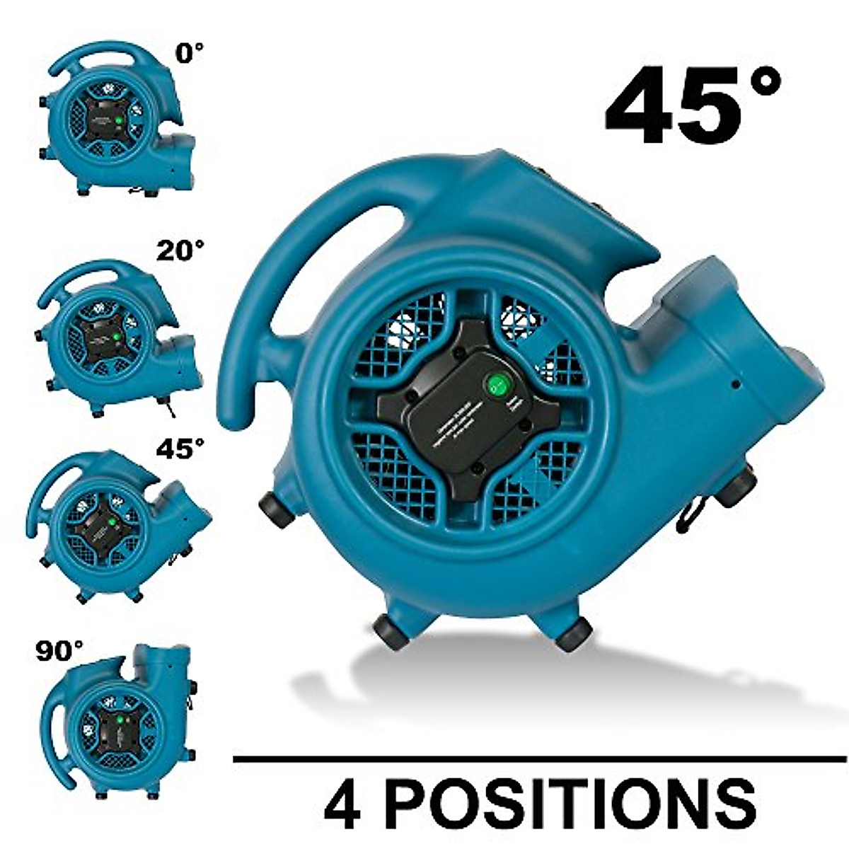 XPOWER P-450NT Freshen Aire Scented Air Mover Scent Diffusing Fan + Ionizer for Immediate Scenting, Cooling, Ventilating, & Drying of Large Areas