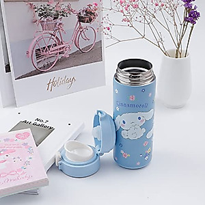 Cartoon Kitty Stainless Steel Vacuum Bottle Leakproof,Insulated for Hot or Cold Water Bottle Travel Mug for Girl-5