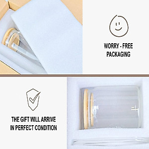 Boss Lady 16 Oz Glass Can Tumbler Gifts for Women - Present For Boss Woman - Funny Christmas, Birthday Gifts For Boss, Manager, Leader, Appreciation Gifts Coworkers,Colleagues, Women, Girl, Female