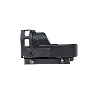 MEPROLIGHT® MEPRO M21 Day and Night Self-Illuminated Fiber Optics and tritium Powered Reflex Red Dot Optic,4.3 Bullseye Reticle, Picatinny.No Batteries no switches