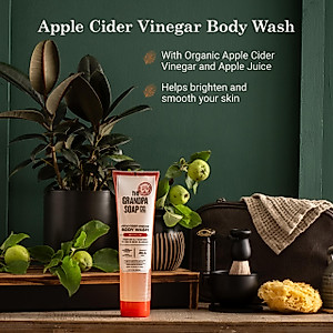The Grandpa Soap Company Apple Cider Vinegar Body Wash - Purifies and Cleanses to Leave Skin Glowing, With Apple Cider Vinegar and Apple Juice, Helps Revitalize Skin, Vegan, 9.5 Fl Oz