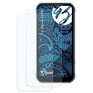 Bruni Screen Protector compatible with Gigaset GX290 Protector Film, crystal clear Protective Film (2X)