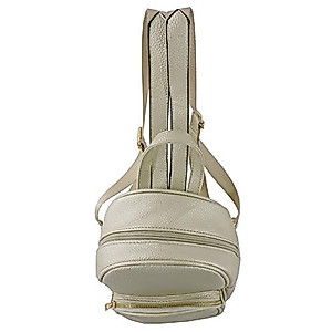 SILVERFEVER Women's Medium Travel the Globe Backpack (Red)