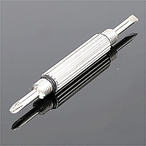 FGJFJ Repair Tool 3 in 1 Mini Stainless Steel Screwdriver Keychain Eyeglass Repair Kit, White, One Size