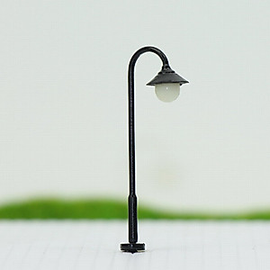 LYM25 10pcs Model Railway Train Lamp Post 3.7cm or 1.46'' Street Lights N TT Scale LEDs New
