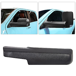 7BLACKSMITHS Trailer Tow Mirror Front Arm Cover Left Driver Side LH Fit for 2014-2019 Dodge Ram 1500 2500 3500 Replace for #68263393AA