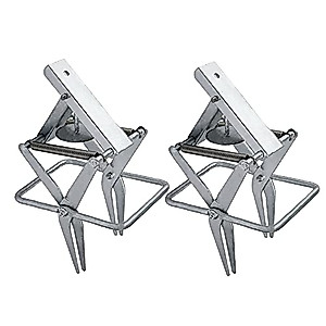 FPS (2 Pack Easy Set Mole Traps Easy One-Step, Out-of-Sight, Galvanized Steel Sold ONLY by Fox Peak Supply
