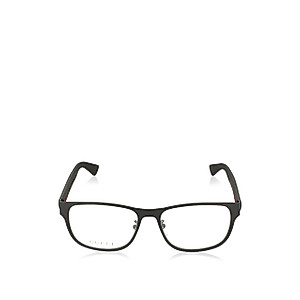 Gucci GG 0013O 001 Black Metal Square Eyeglasses 55mm