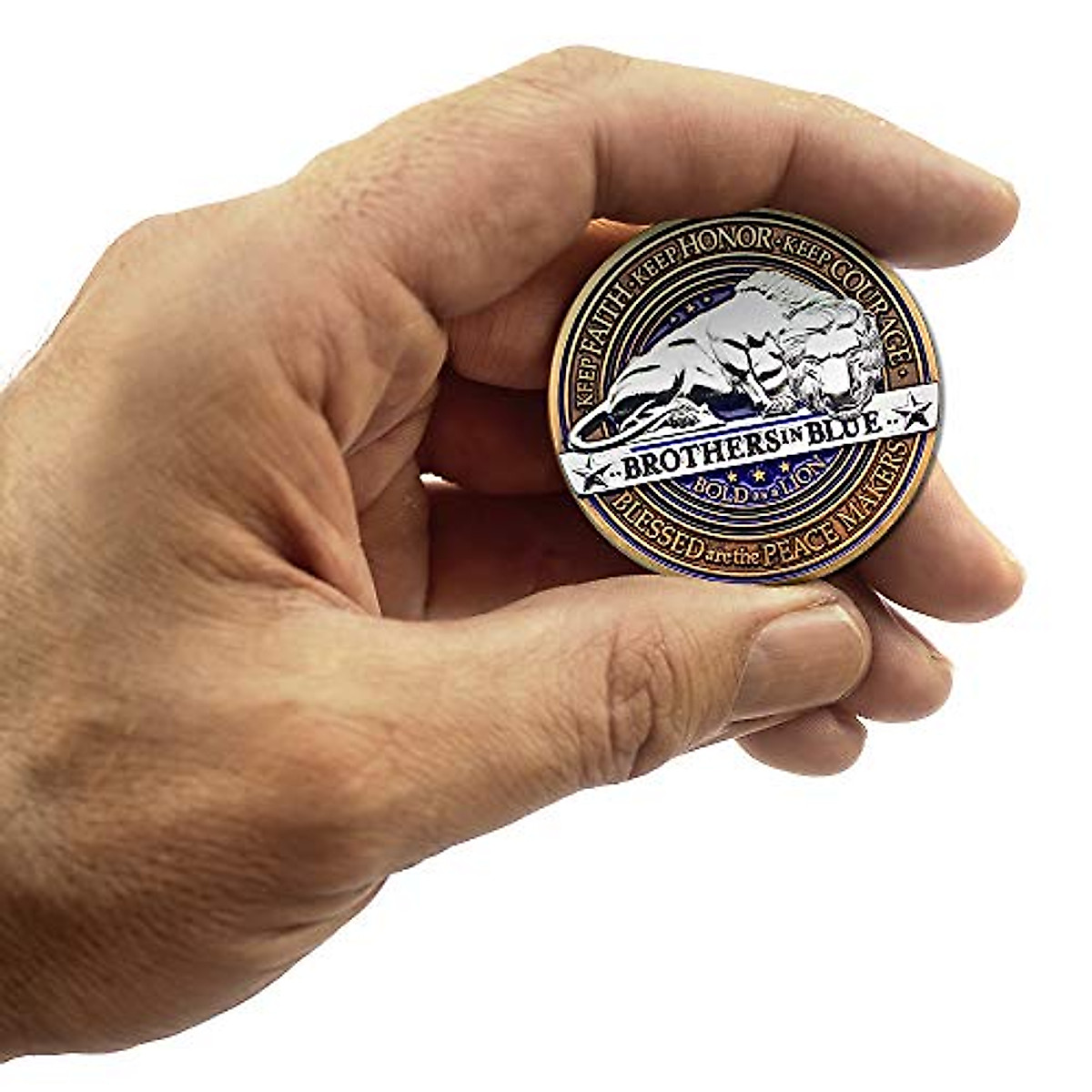 Law Enforcement Brotherhood Challenge Coin · Saint Michael Challenge Coin · Morale Challenge Coin