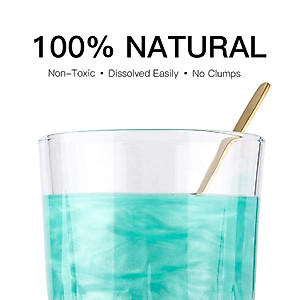 Mica Powder, Epoxy Resin Pigment Powder, Natural Cosmetic Grade Mica Powder for Epoxy/Bath Bombs/Candle/Soap Making/Lip Gloss, Resin Colorant Dye, Soap Coloring, Epoxy Resin Color Pigment (5g/Bag)