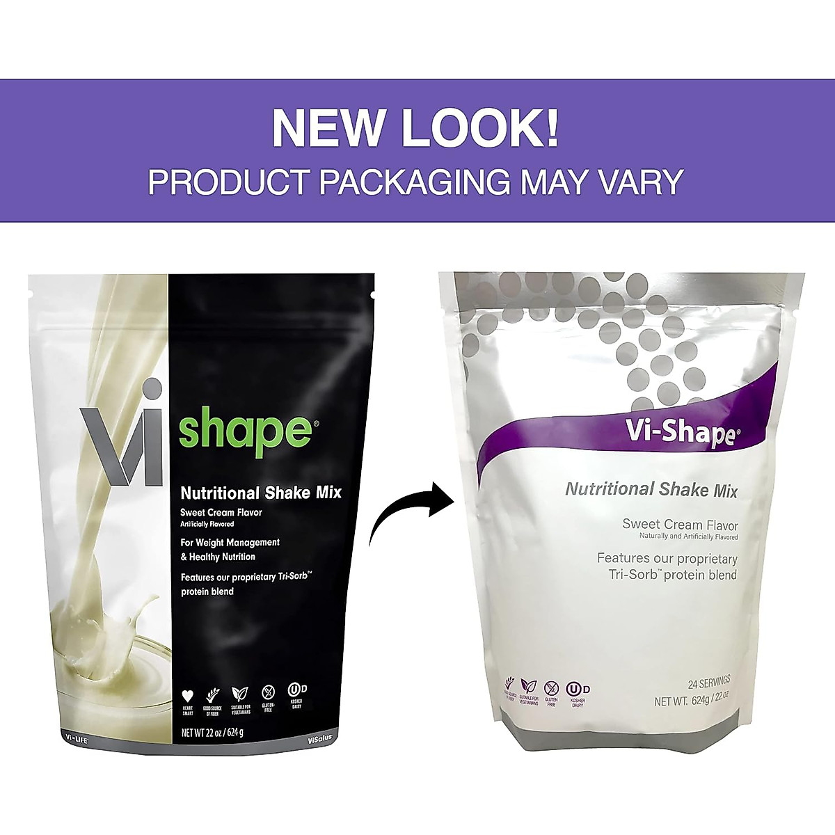 Vi Shape Original Nutritional Shake Mix Sweet Cream Flavor | 22oz (1 Bag, 24 Servings)