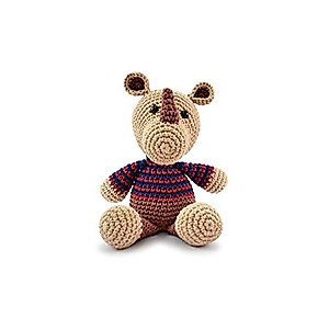 Circulo Amigurumi Maxi Yarn, 100% Mercerized Brazilian Virgin Cotton - Cotton Yarn for Crocheting & Knitting, Soft Yarn, Yarn Art - Worsted Weight Yarn, 4.76 oz, 124.6 yds – Gray Yarn, Color 8797