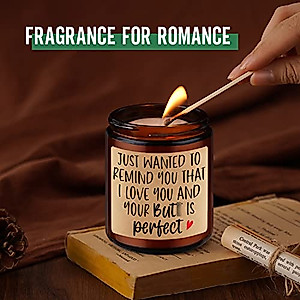 GSPY Scented Candles - Just Because Gifts, I Love You Gifts for Her, Him - Boyfriend Girlfriend Gifts, New Boyfriend Gifts, Girlfriend Gifts - Romantic Anniversary, Funny Birthday Gifts for Women, Men